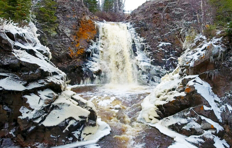 Trails along North Shore rivers and waterfall overlooks remain covered ...