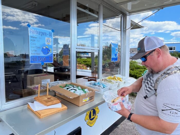 First fish burgers mark the start of Fisherman's Picnic 2022 | WTIP