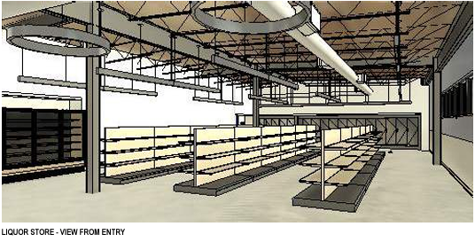 City council reviews city hall and liquor store building designs and ...