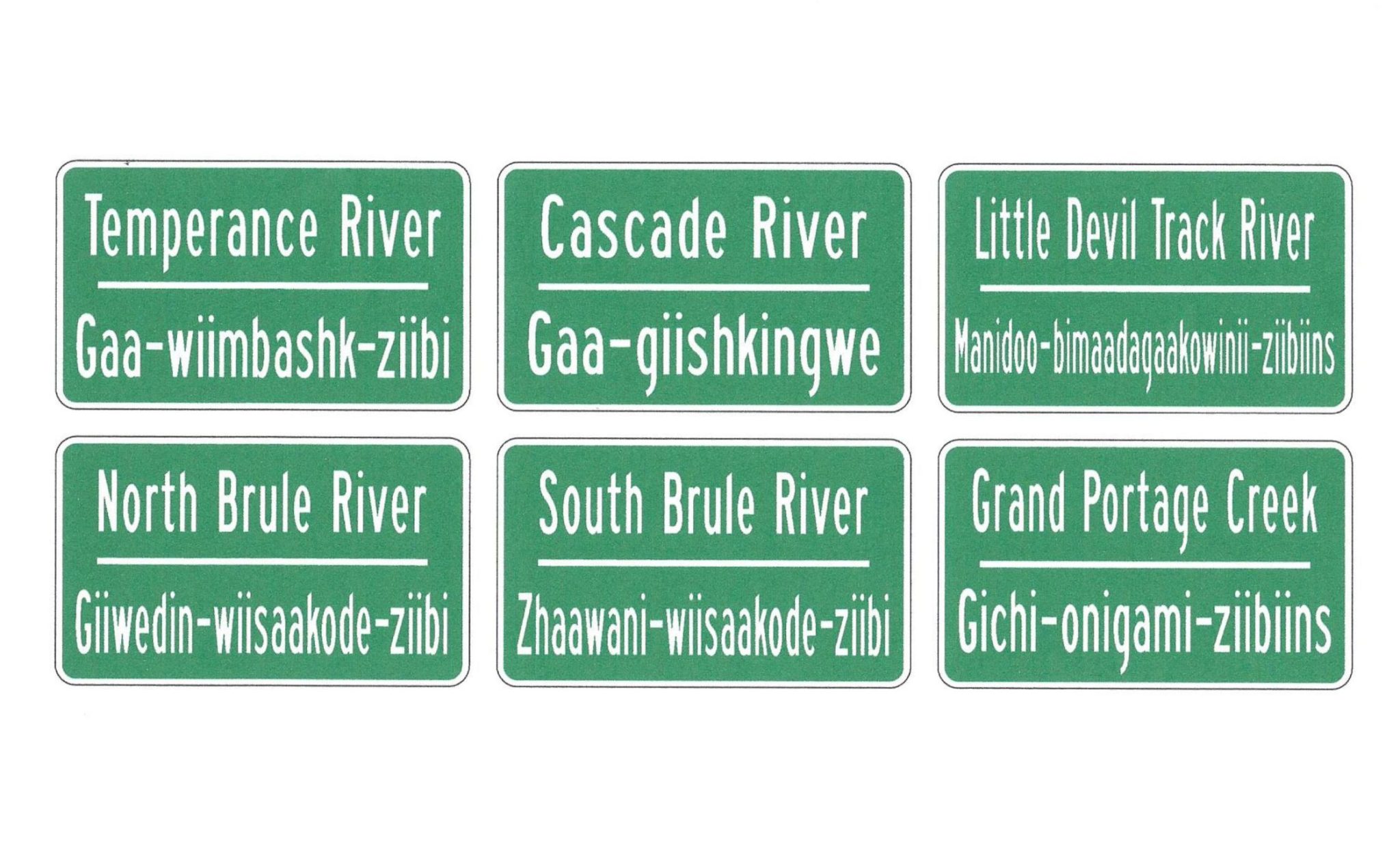 Ojibwe translations to be added to seven river crossing signs in Cook ...