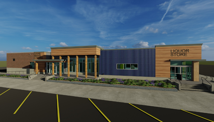 City hosts groundbreaking ceremony for new city hall/liquor store on ...