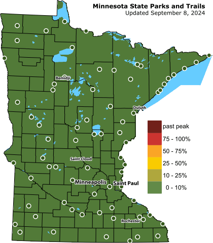 Hint of fall colors arrive along the North Shore | WTIP