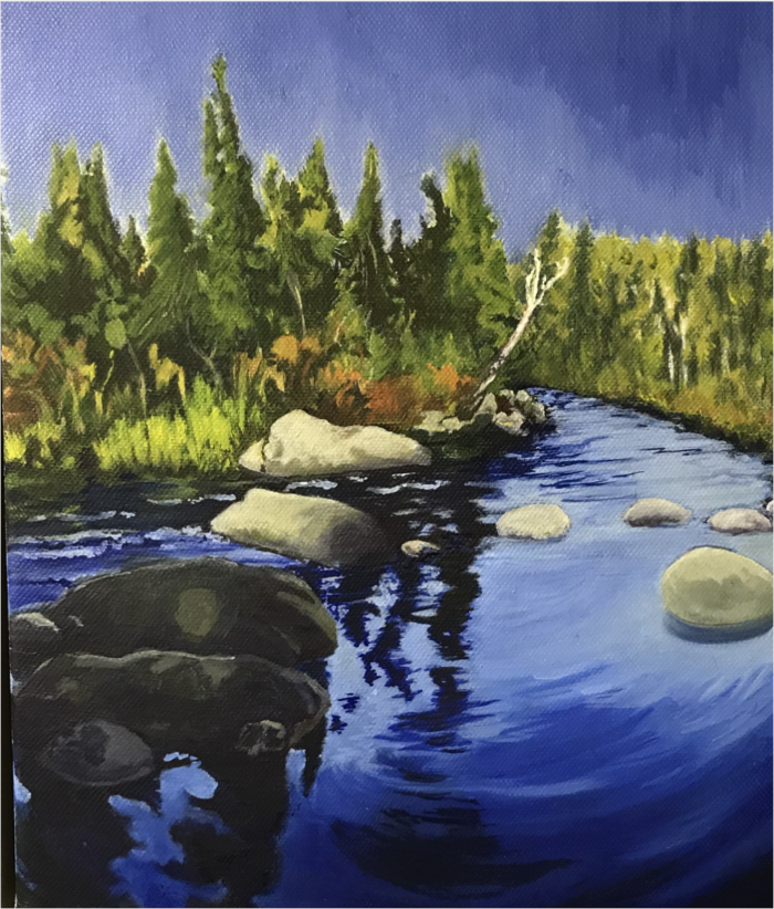 Artist Charlotte Durie is inspired by the North Shore even from afar | WTIP