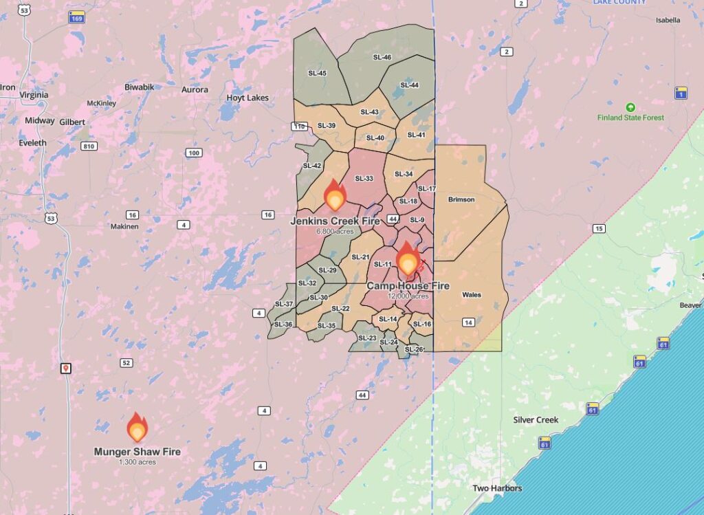 Three wildfires burn over 20,000 acres in northern Minnesota, National ...